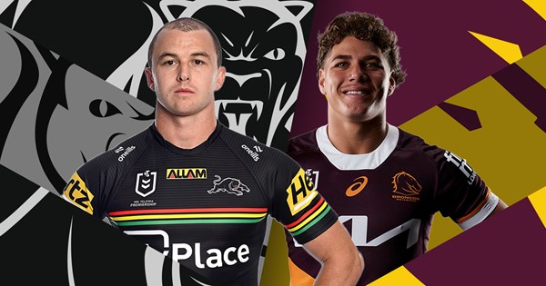 NRL 2024,Round 3, Penrith Panthers, Brisbane Broncos, official team ...