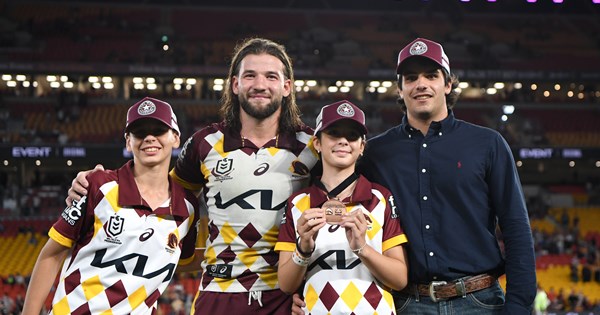 Pat Carrigan, Brisbane Broncos, Carl Webb Medal, Round 4, Queensland ...
