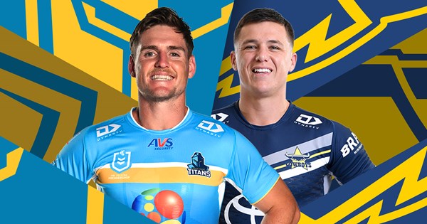 NRL 2024, Round 10, Gold Coast Titans v North Queensland Cowboys, match ...