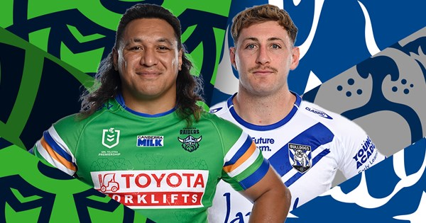 NRL 2024, Canberra Raiders, Canterbury Bulldogs, Magic Round, round 11 ...