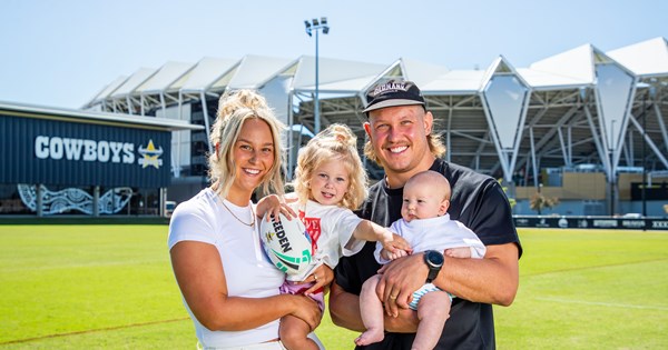 NRL 2024: North Queensland Cowboys, Reuben Cotter, Father's Day; Cotter ...