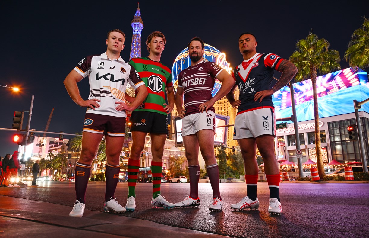 NRL 2024, Las Vegas promotional tour, Allegiant Stadium, Roosters ...