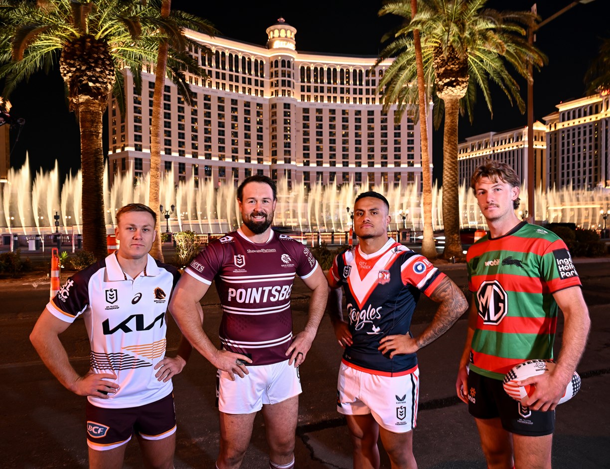 NRL 2024, Las Vegas promotional tour, Allegiant Stadium, Roosters ...