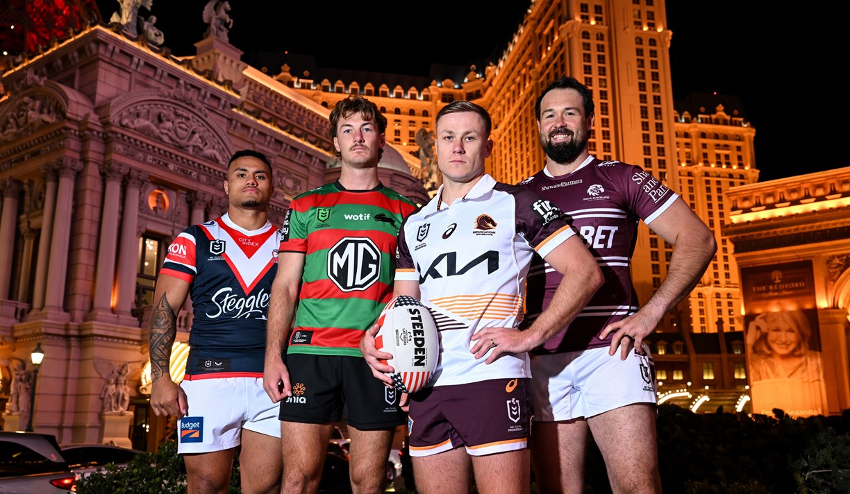 NRL 2024, Las Vegas promotional tour, Allegiant Stadium, Roosters ...