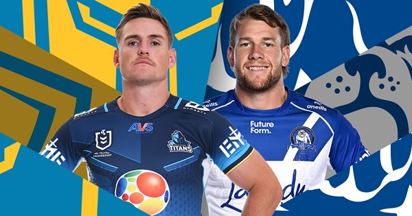 NRL 2025, Magic Round, Gold Coast Titans, Canterbury Bulldogs, round 9 ...