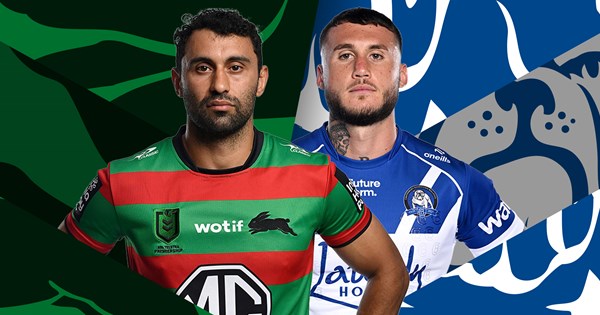 NRL 2025, round 15, South Sydney Rabbitohs, Canterbury Bulldogs, match ...