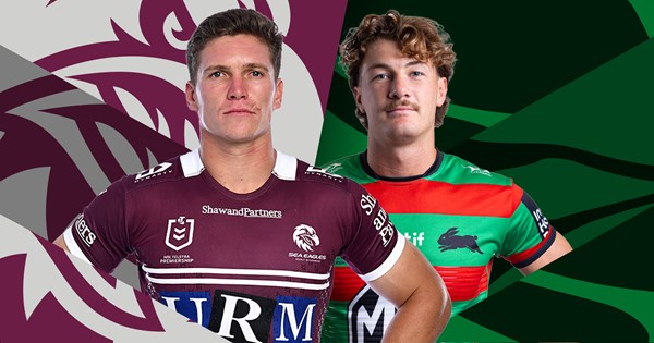 NRL 2025, round 18, Manly Sea Eagles, South Sydney Rabbitohs, match ...