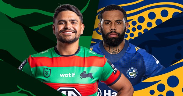 NRL 2025, round 24, South Sydney Rabbitohs, Parramatta Eels, match ...
