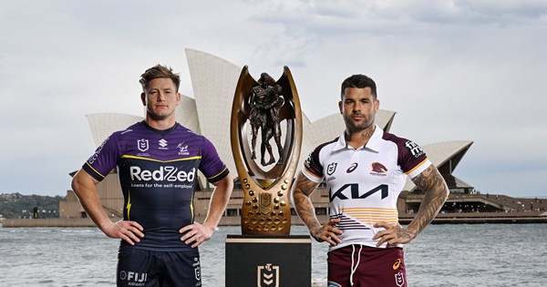NRL 2025, Melbourne Storm, Brisbane Broncos, grand final, official team ...