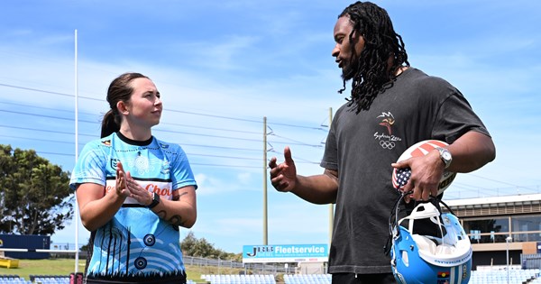 NRL 2025: School to Work, MADE Sports Foundation, NFL, LA Rams: Quincy ...