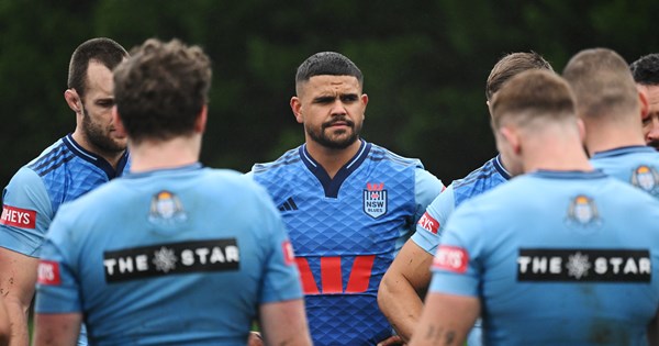 NRL 2025, State of Origin 2025, game one. Latrell Mitchell, Angus ...