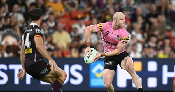 Dylan Edwards, Penrith Panthers, NRL season 2026, Broncos v Panthers ...