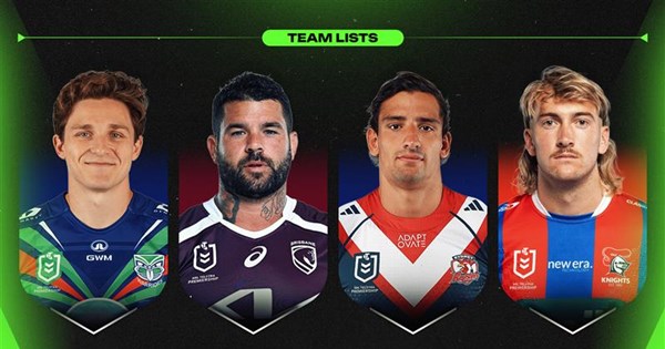 NRL 2026, Round 4, Official Team Lists, Injuries, Updates, Fantasy ...
