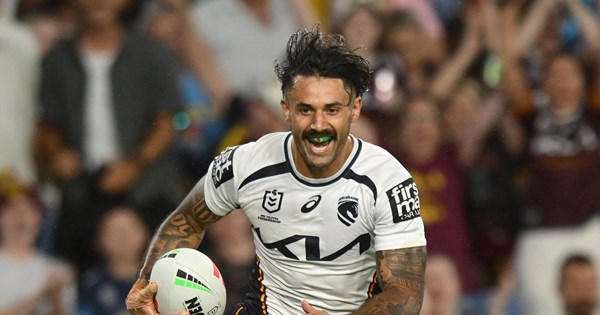Jesse Arthars, Brisbane Broncos, NRL season 2026, Titans v Broncos ...
