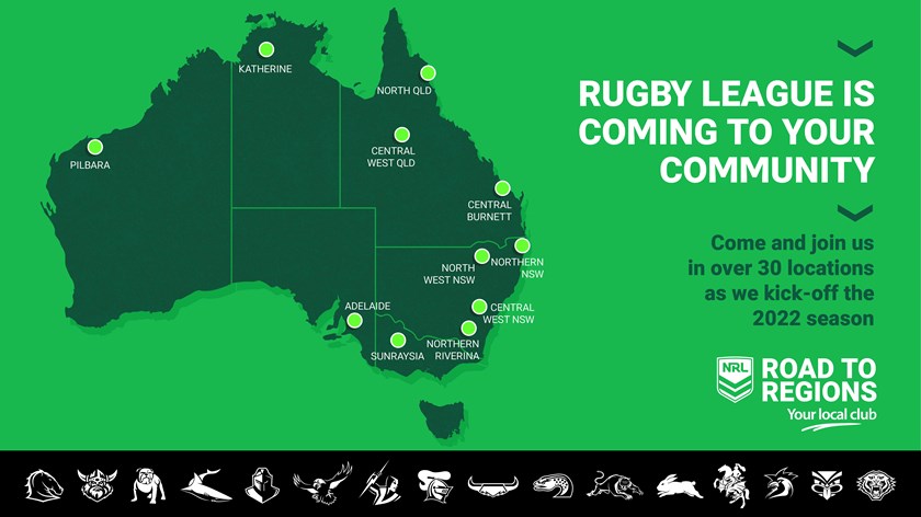 Official NRL Your Local Club Road to Regions 2022 | Community