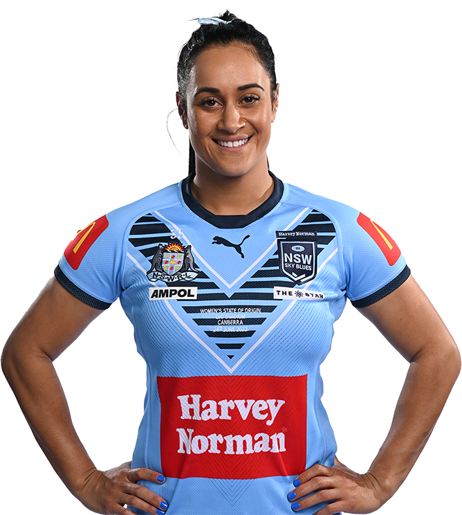 Official Ampol Women’s State of Origin profile of Yasmin Clydsdale for ...