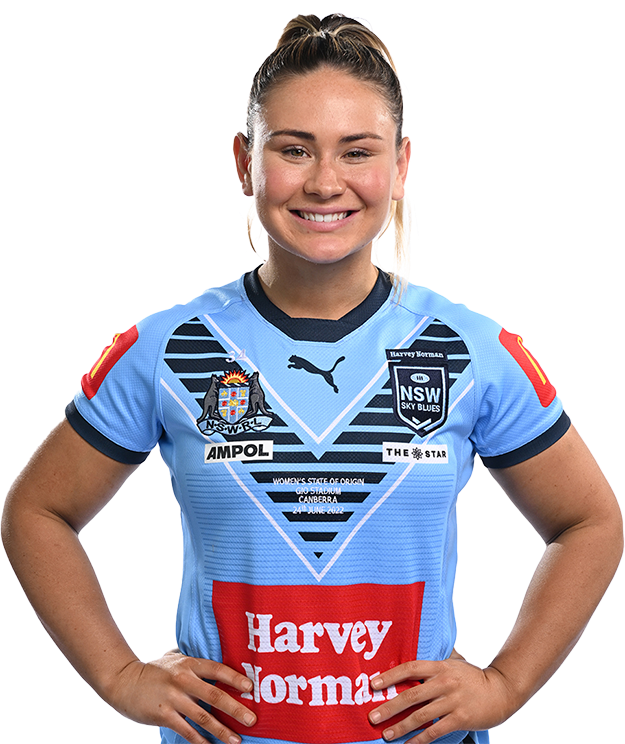 Official Ampol Women’s State of Origin profile of Keeley Davis for New ...